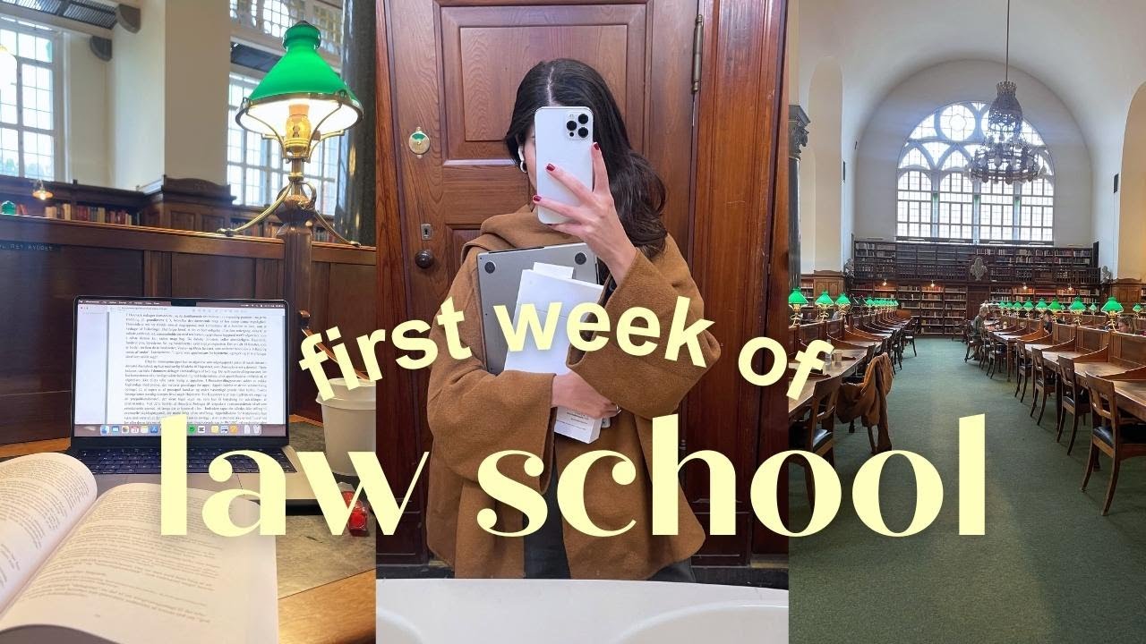 My First Week of Law School 📚 6am morning routine, studying, productive ...