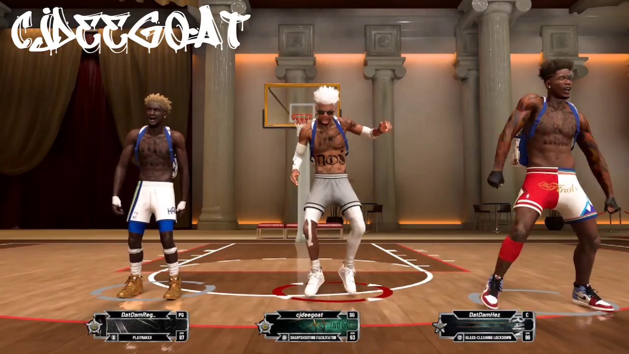 NBA 2k20 Park in Ante 1000 Vc court - YouTube