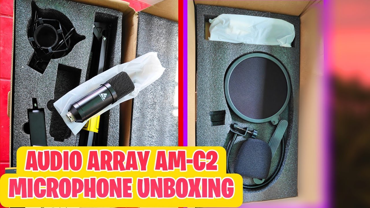 Audio Array AM- C2 Condenser Microphone Kit Unboxing 😱😲| Best Budget ...
