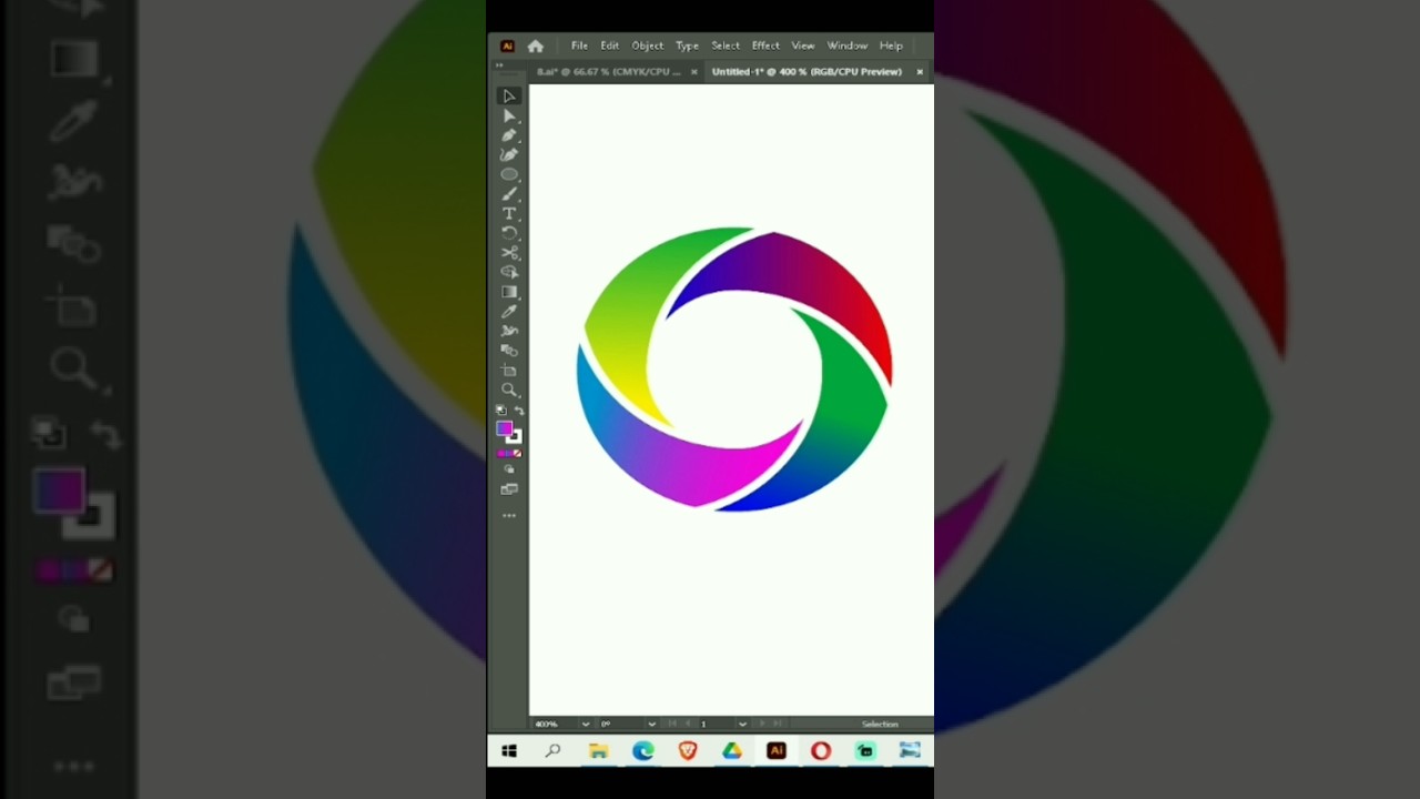 simple Logo using circle #adobeillustrator #illustrator # ...