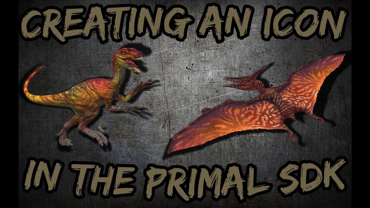 Creating An Icon in the Primal Carnage: Extinction SDK - YouTube