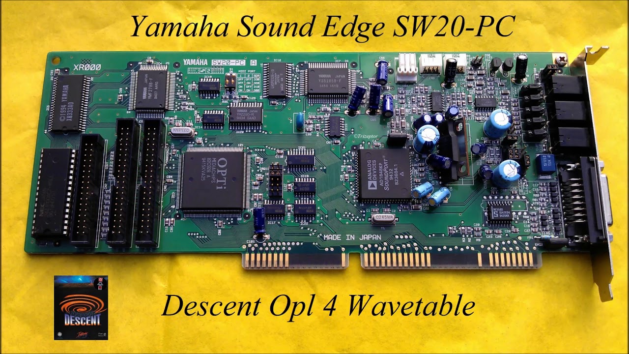 14 Descent Level 12 on Yamaha Sound Edge SW 20 OPL3 Wavetable Midi ...