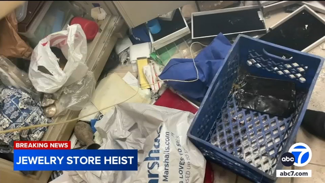 Thieves ransack family-owned jewelry store in DTLA, escape with $20M ...