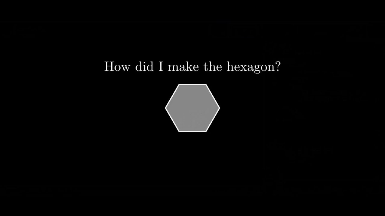 Making a hexagon with CSS - YouTube