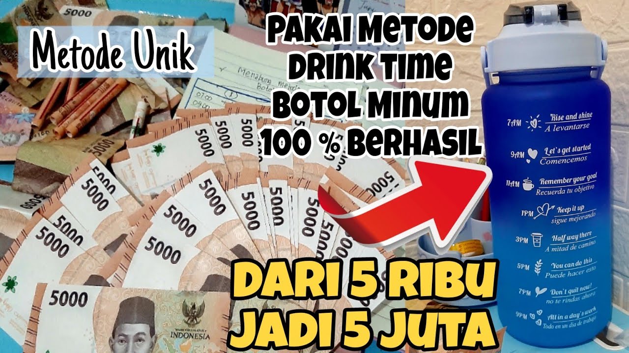 TANTANGAN MENABUNG UANG 5000 JADI 5 JUTA SELAMA 5 BULAN || DI JAMIN ...