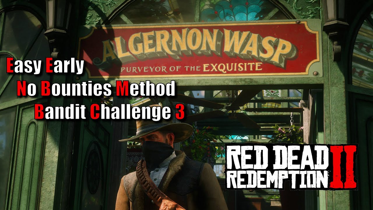 Red Dead Redemption 2 Bandit Challenge 3 No Bounties, Easy, Early ...