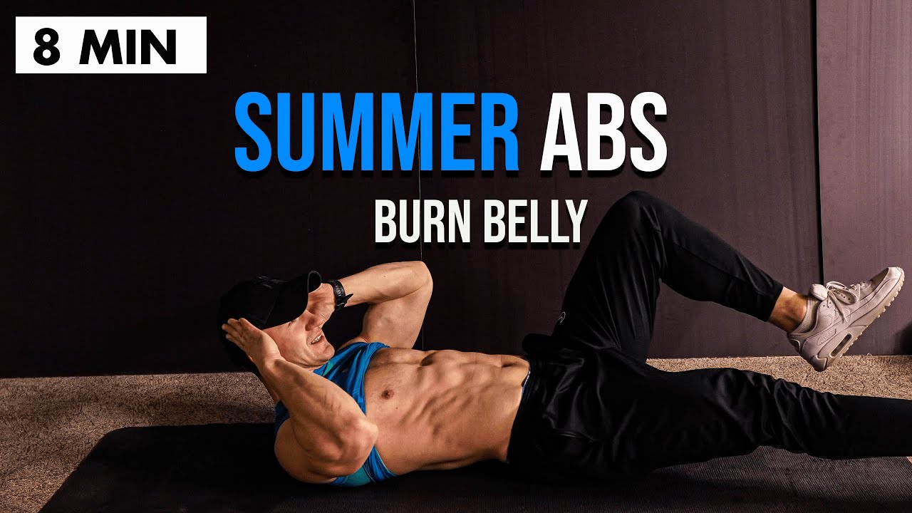 INTENSE ABS WORKOUT TO BURN (Belly & Waist) FAT - YouTube