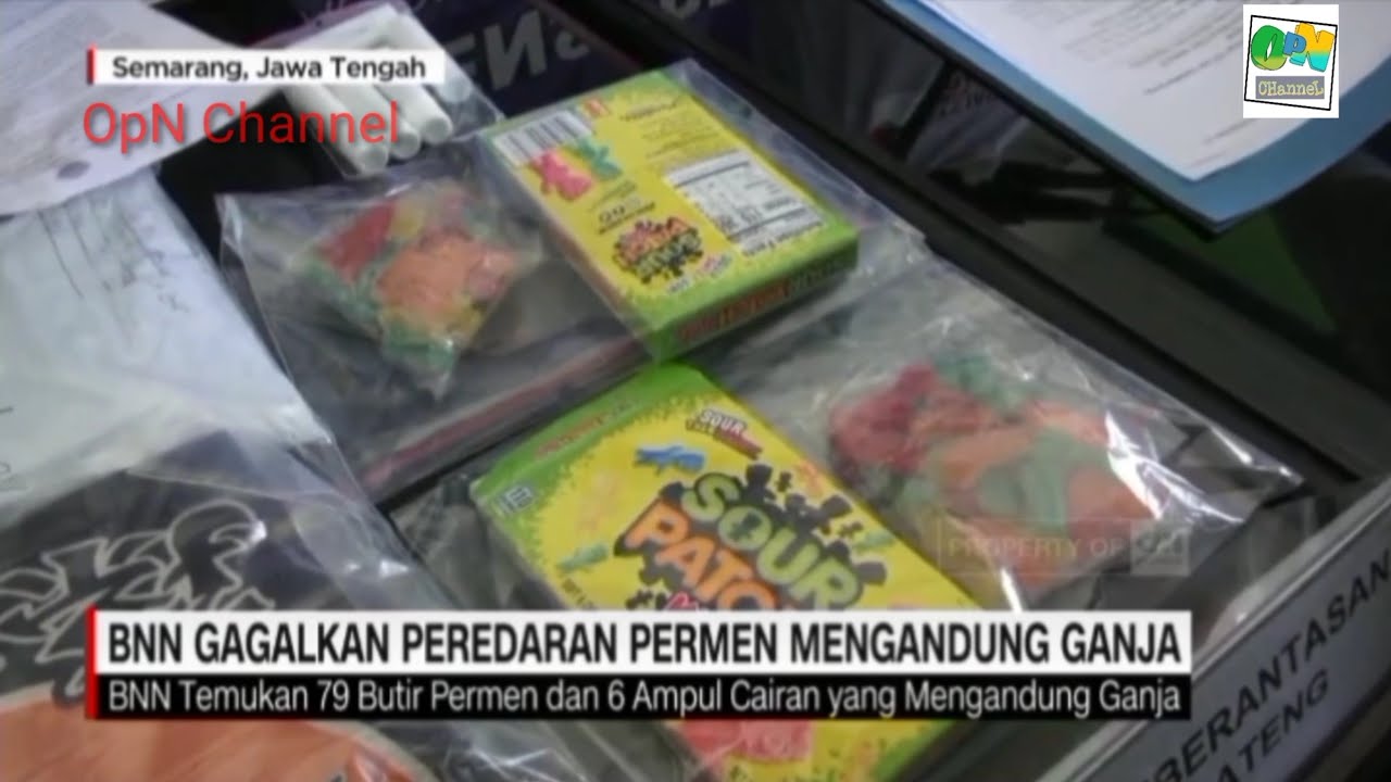 BNN GAGALKAN PEREDARAN PERMEN MENGANDUNG GANJA - CNN - YouTube