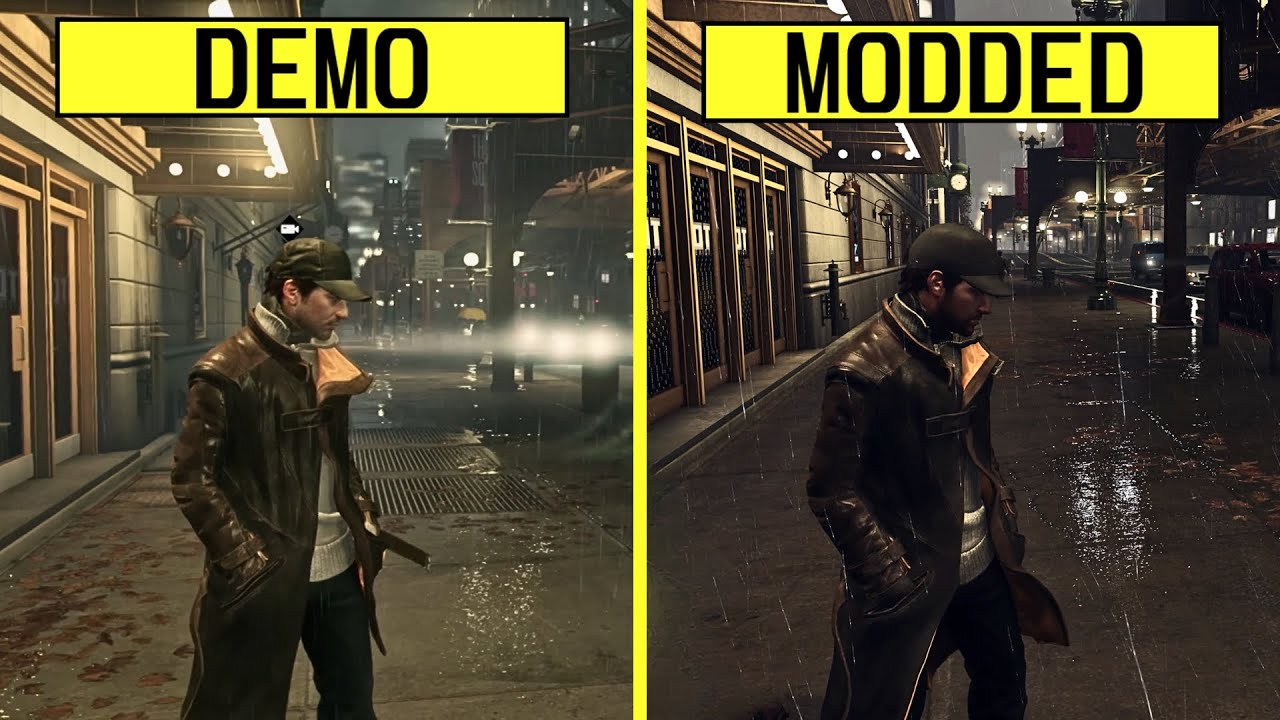 Watch Dogs E3 2012 Demo vs Retail Modded ( E3 2012 Reimagining Mod) PC ...