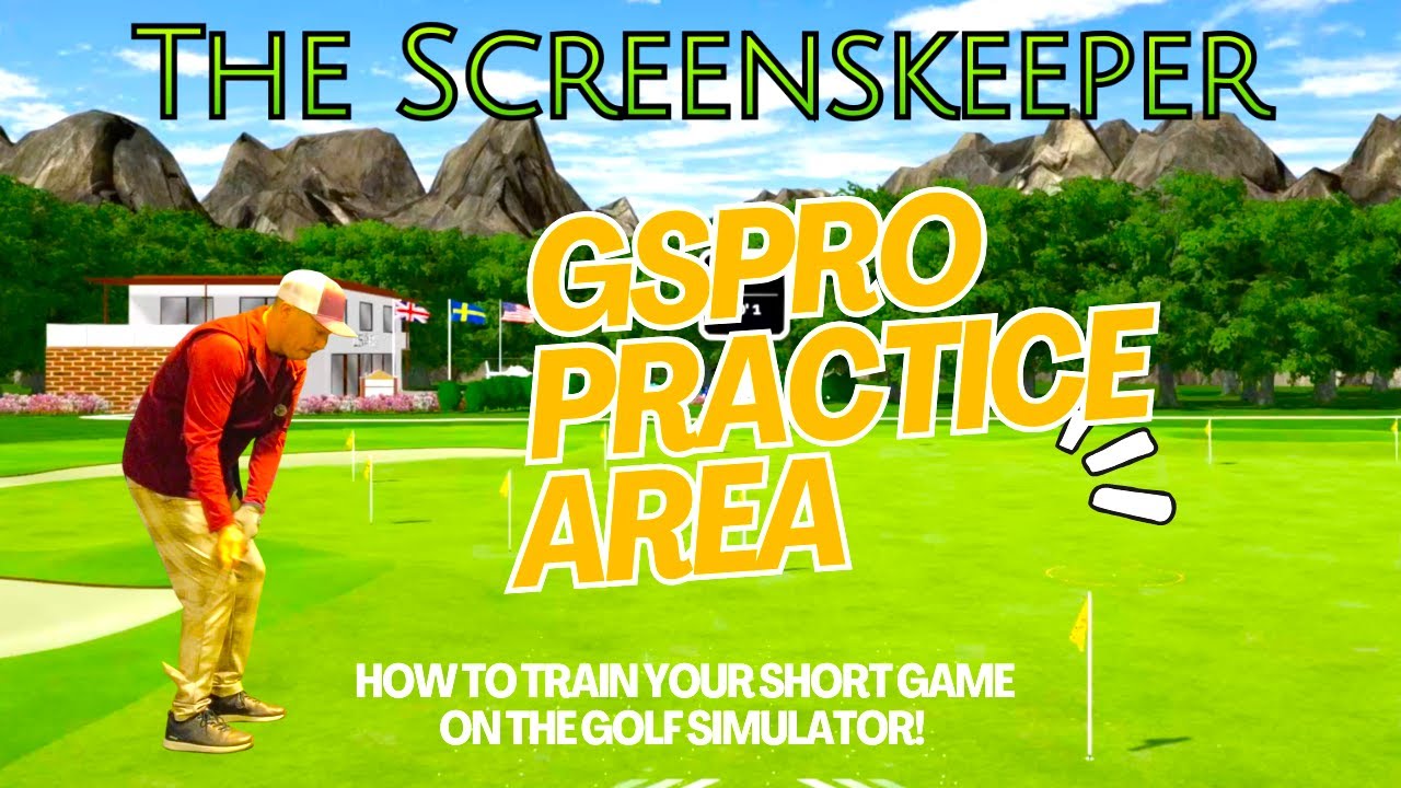 How to practice your short game on the Golf Simulator with GSPro! - YouTube