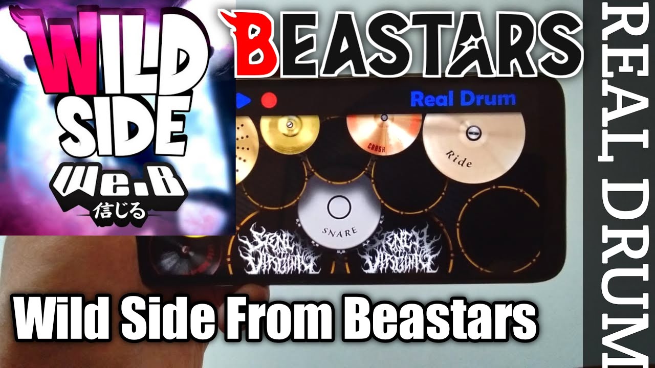 BEASTARS OP - Wild Side (ALI) Cover by We.B - Real Drum Cover - YouTube