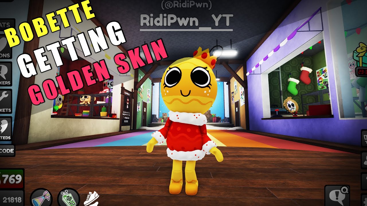 🔴LIVE Bobette Getting Golden Skin in Dandy's World #dandysworldroblox # ...