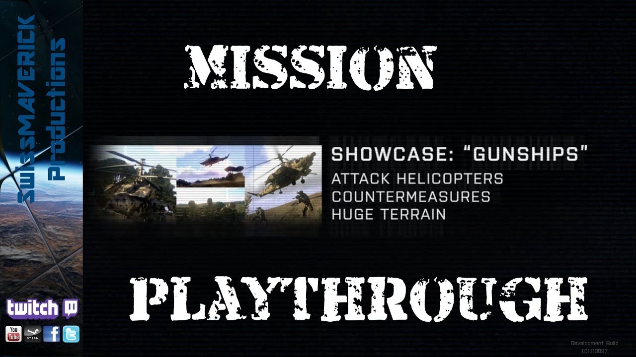 ARMA 3 - Gunships Showcase [Playthrough] - YouTube