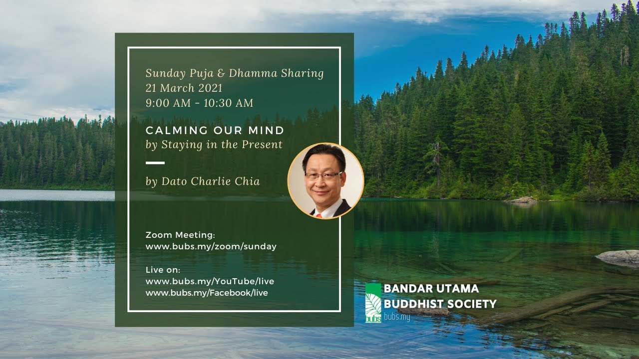 Calming Our Minds - by Dato Charlie Chia - YouTube