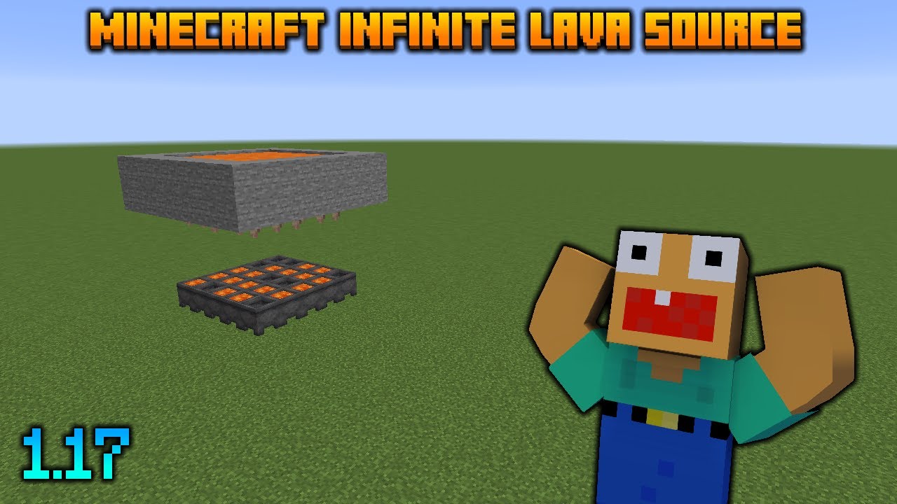 MINECRAFT INFINITE LAVA SOURCE [tutorial] 1.17 (dripstone blocks) - YouTube
