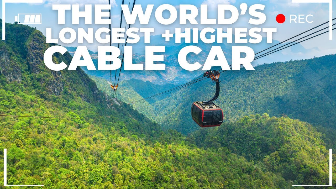 WORLD'S LONGEST Cable Car Ride Adventure! - YouTube