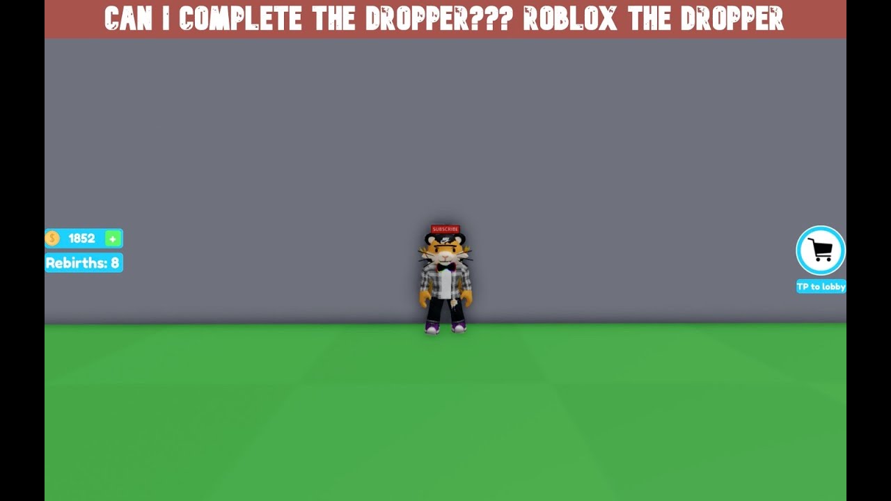 Can I complete the dropper????? Roblox The Dropper! - YouTube