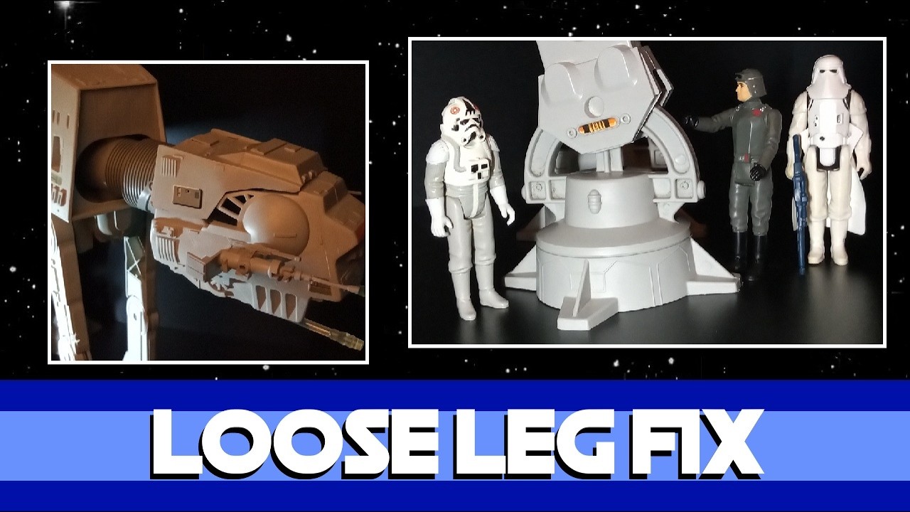 Loose Leg Fix - Vintage Star wars AT-AT Walker - YouTube