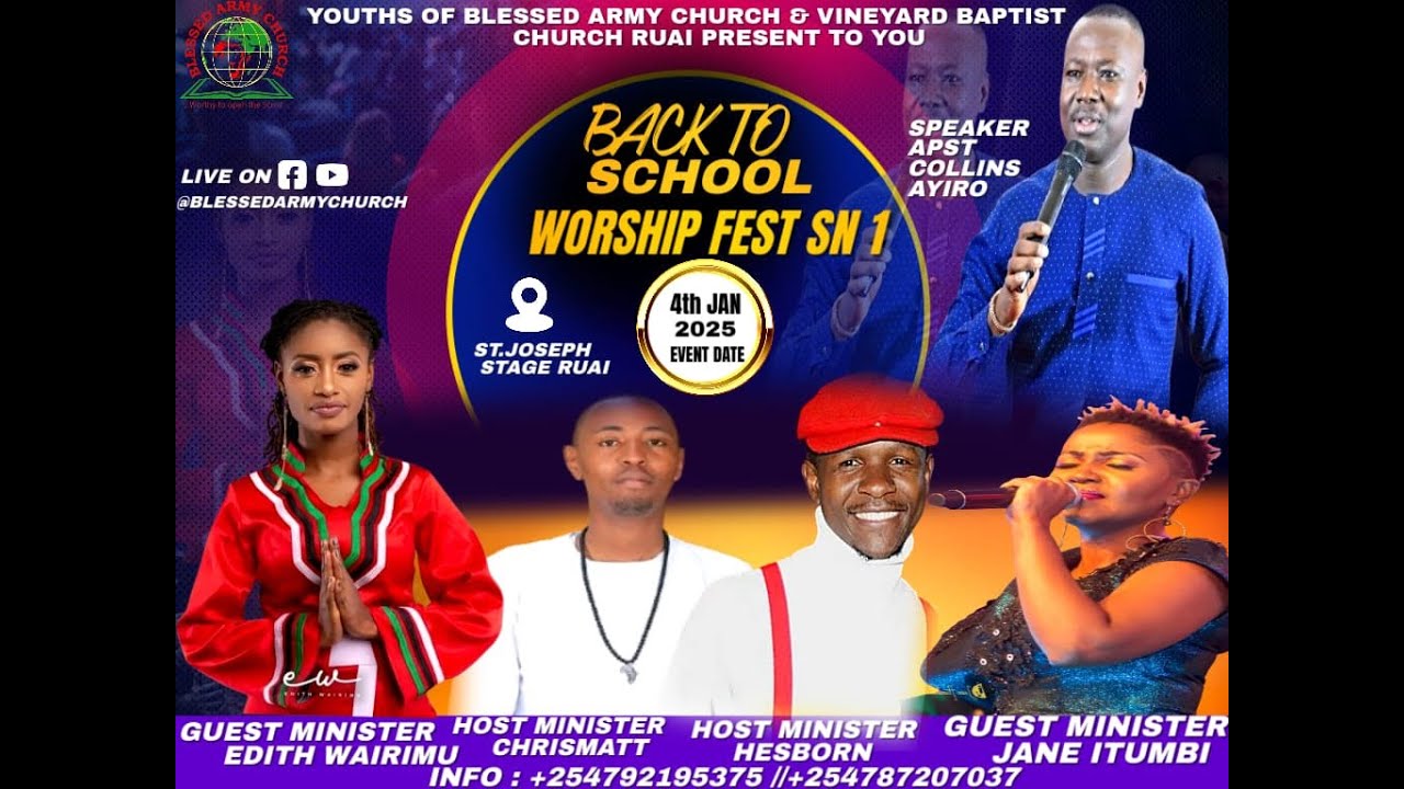Apostle Collins Ayiro Ministration at Back To School Festival Season 1 ...