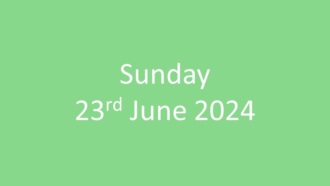 QBC Sunday Service 23rd June 2024 - YouTube