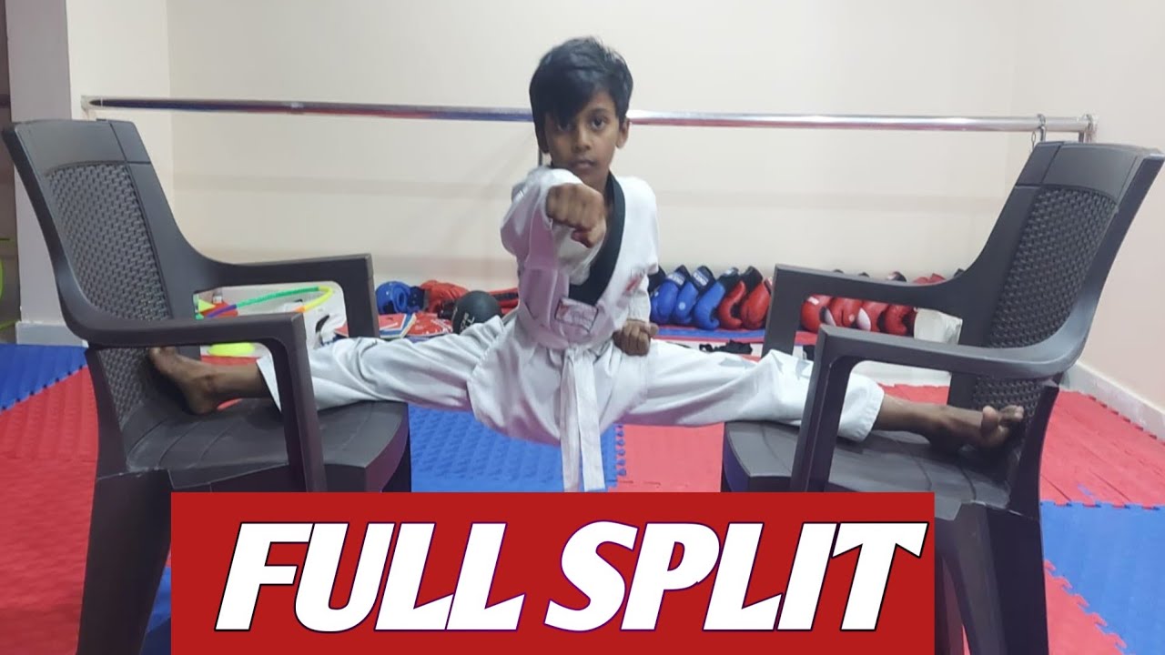 Full Split/ Middle Split on Chairs ASR Taekwondo Martial Arts Academy 🥋 ...