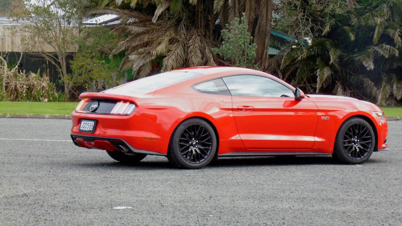 RIDING IN A RACE RED 2016 5.0 V8 MUSTANG!!! - YouTube