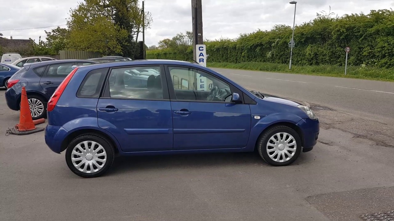 2008 58 Ford Fiesta 1.4 Tdci zetec blue - YouTube