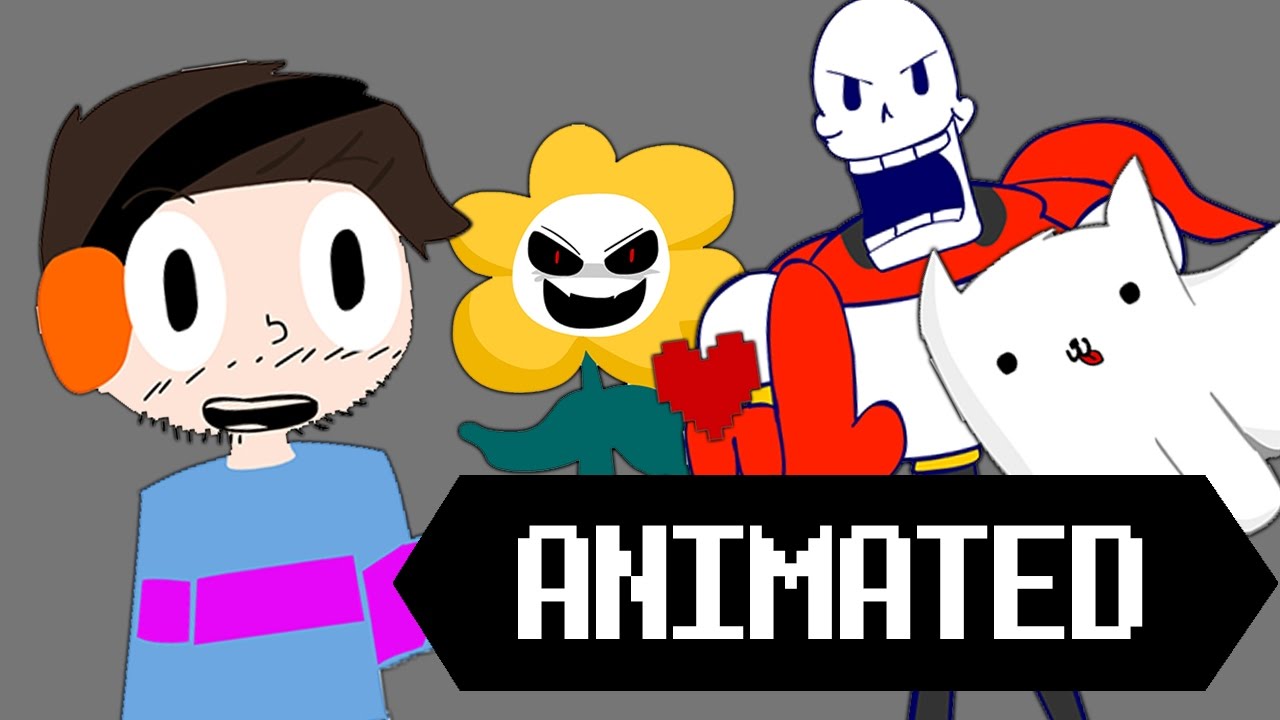 YuB Plays UNDERTALE ANIMATED (by Baglets) - YouTube
