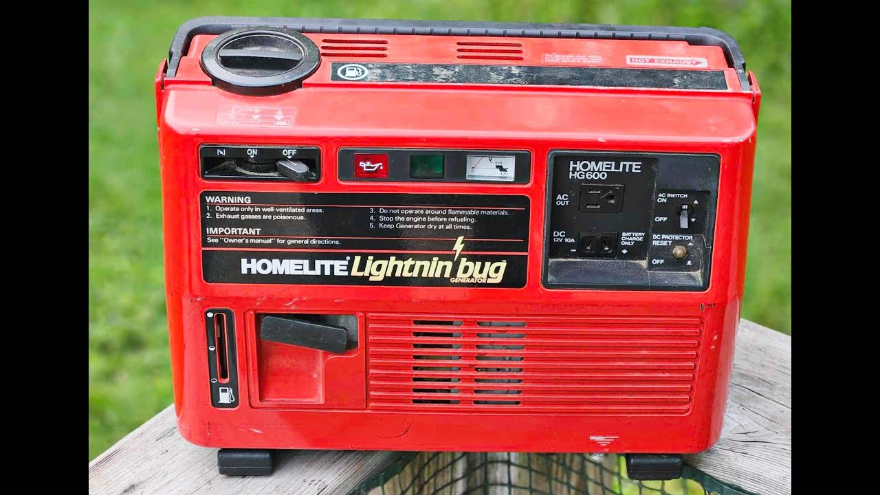 Homelite HG600 Generator Four Stroke HG600 Vintage King Motor Sports ...