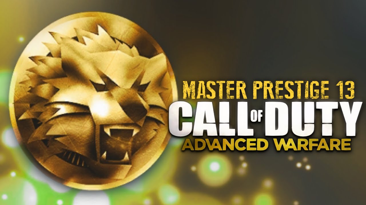 Advanced Warfare: Road to Grand Master Prestige! (Master Prestige 13 ...