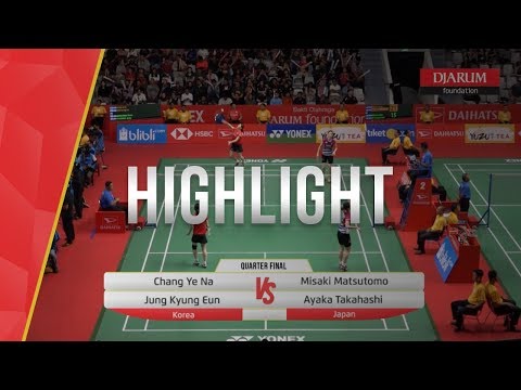 Chang Ye Na/Jung Kyun Eun (Korea) VS Misaki Matsutomo/Ayaka Takahashi (Japan)