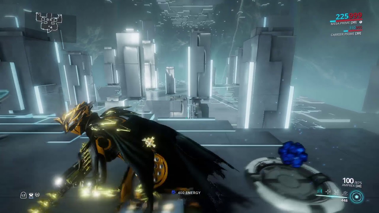 Warframe Invincible Mesa and god roll amprex build - YouTube