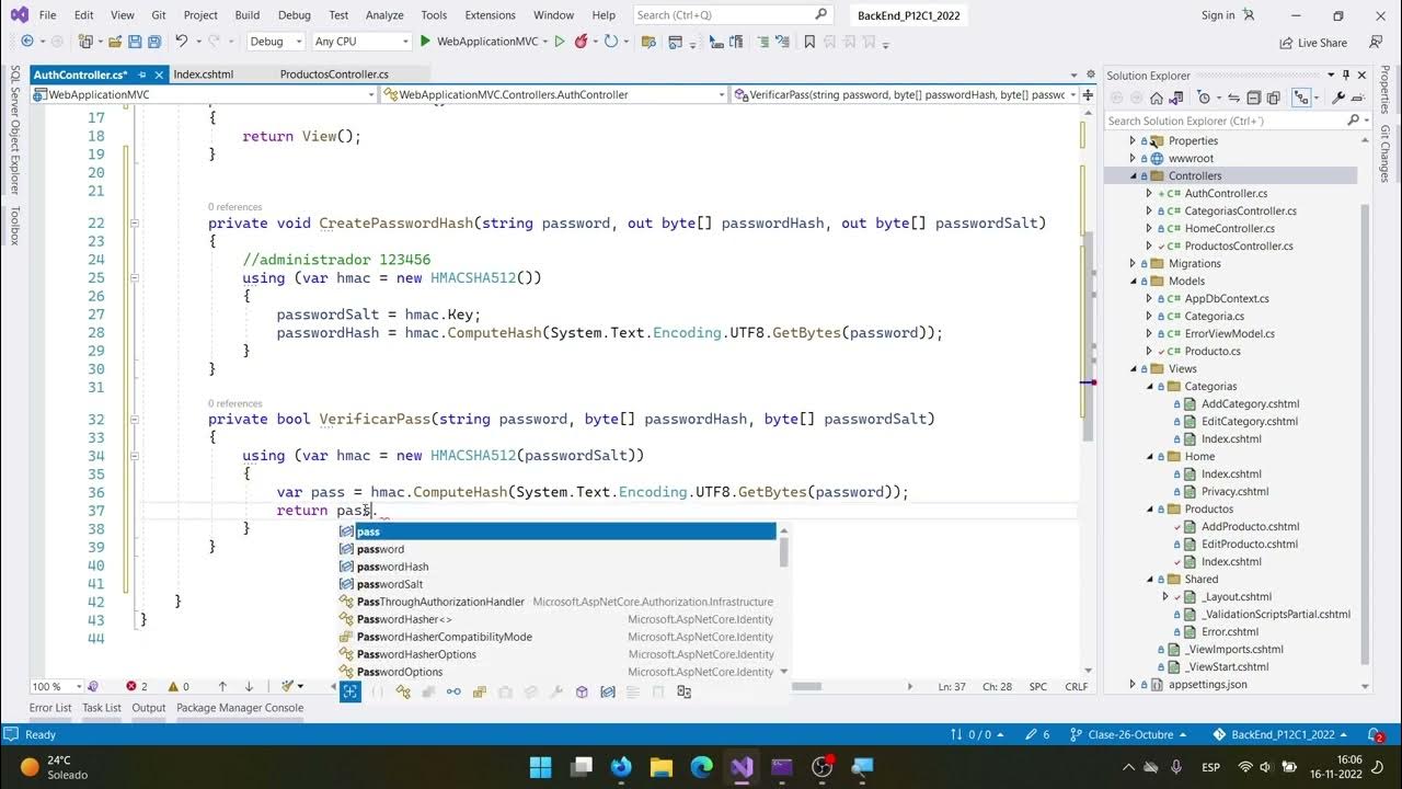 Net Core MVC - Auth Controller - YouTube