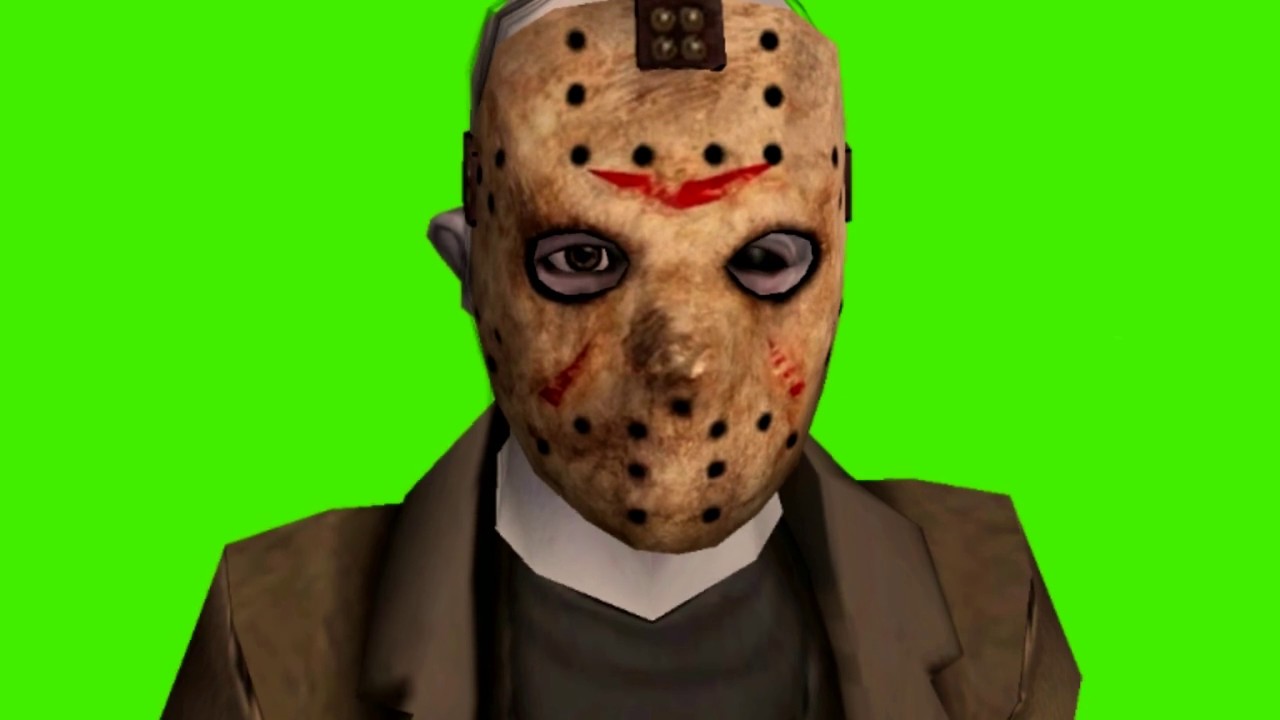 Green Screen Friday The 13th Jason With Mask Part 1 - YouTube