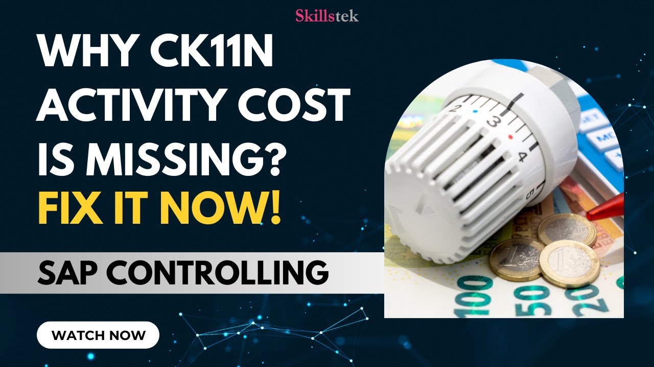 SAP Product Costing Issue - Why is CK11N Activity Cost Missing? How to ...