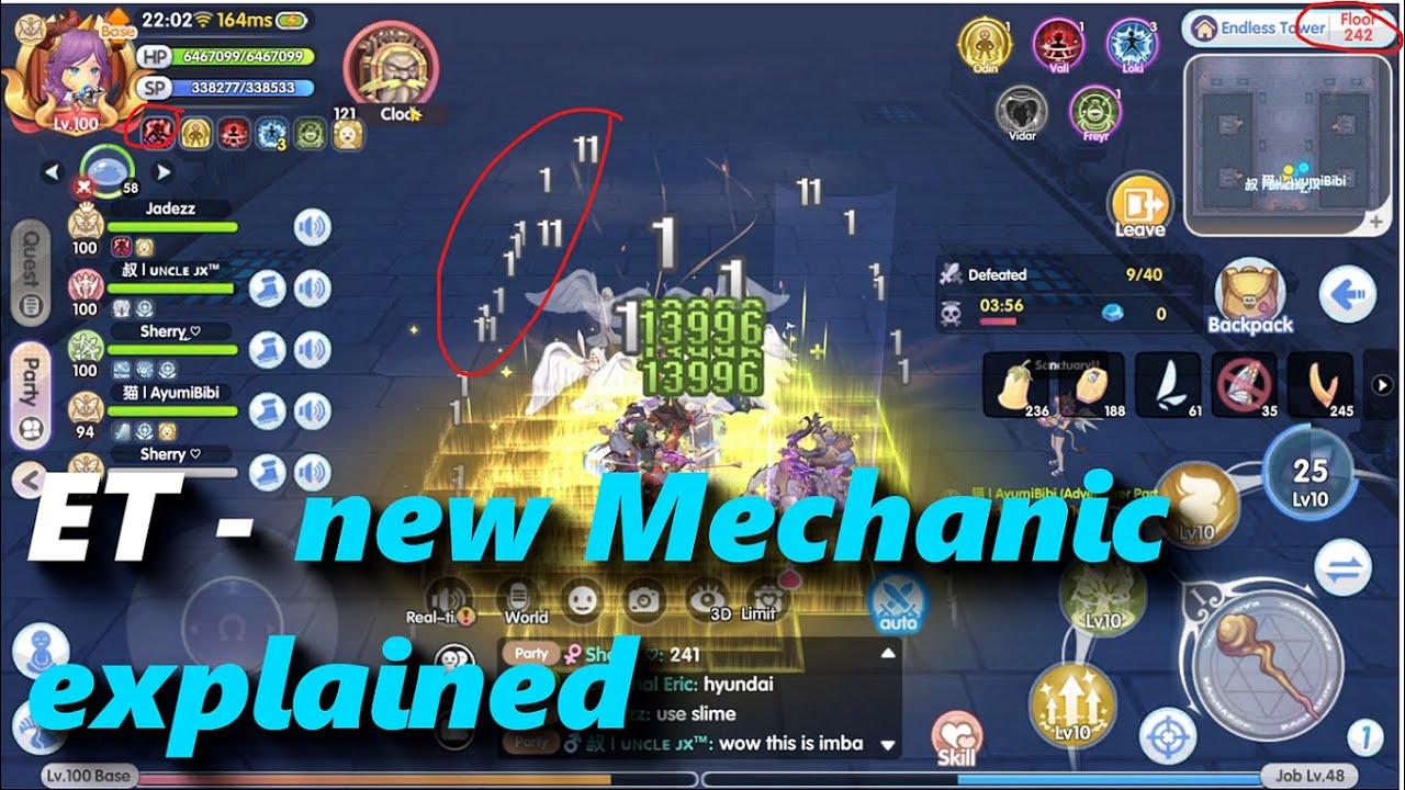 ET - new mechanic in Endless Tower | rox | Ragnarok X: Next Generation ...