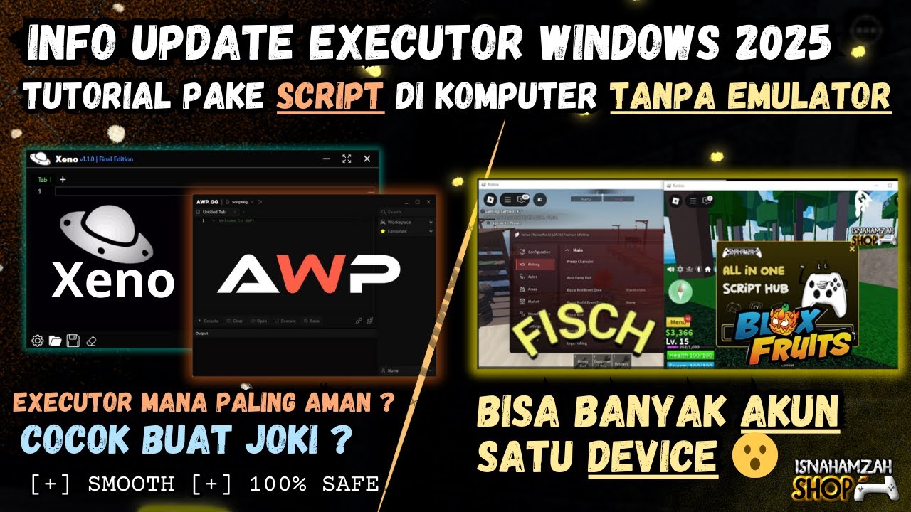 [ UPDATE 2025 ] XENO & AWP EXECUTOR 🔥 COCOK BUAT JOKI TANPA EMULATOR ...
