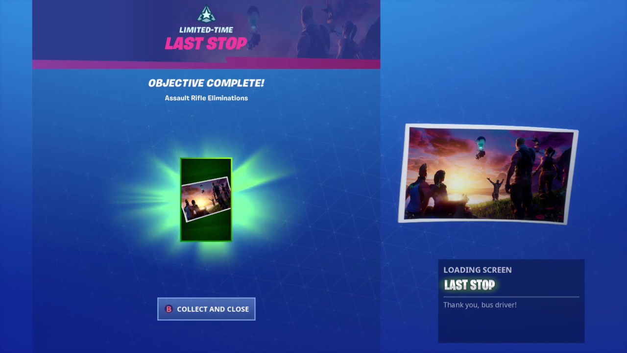 NEW Last Stop Loading Screen & FREE V-Bucks! (Fortnite) - YouTube