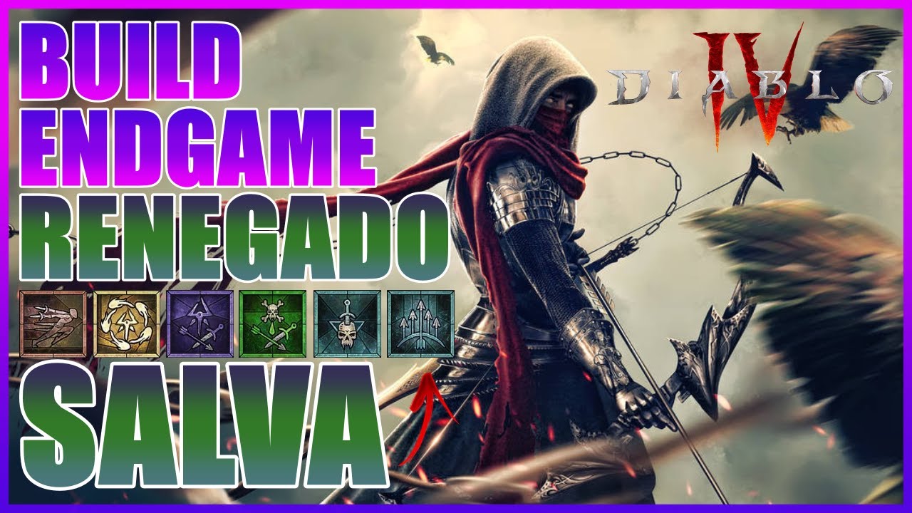 DIABLO 4 - build end game de renegado de salva(Barrage Rogue)! - YouTube