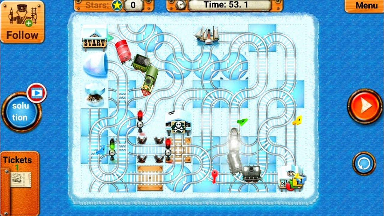 Rail Track Maze - Rail Maze 2 - Train Puzzle Game - Android Gameplay ...