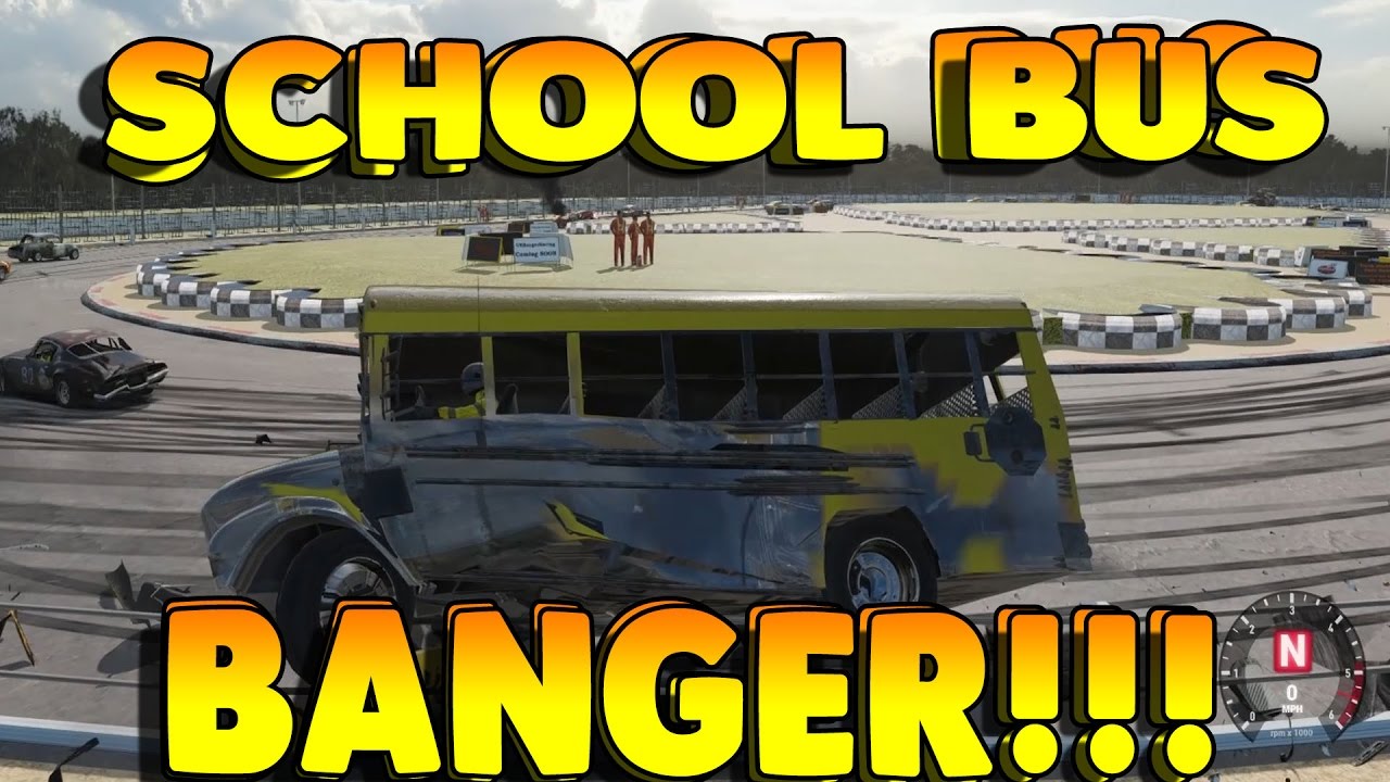 |Wreckfest| SCHOOL BUS BANGER! CARNAGE! FOLLOW INS! HEAD ON! - YouTube