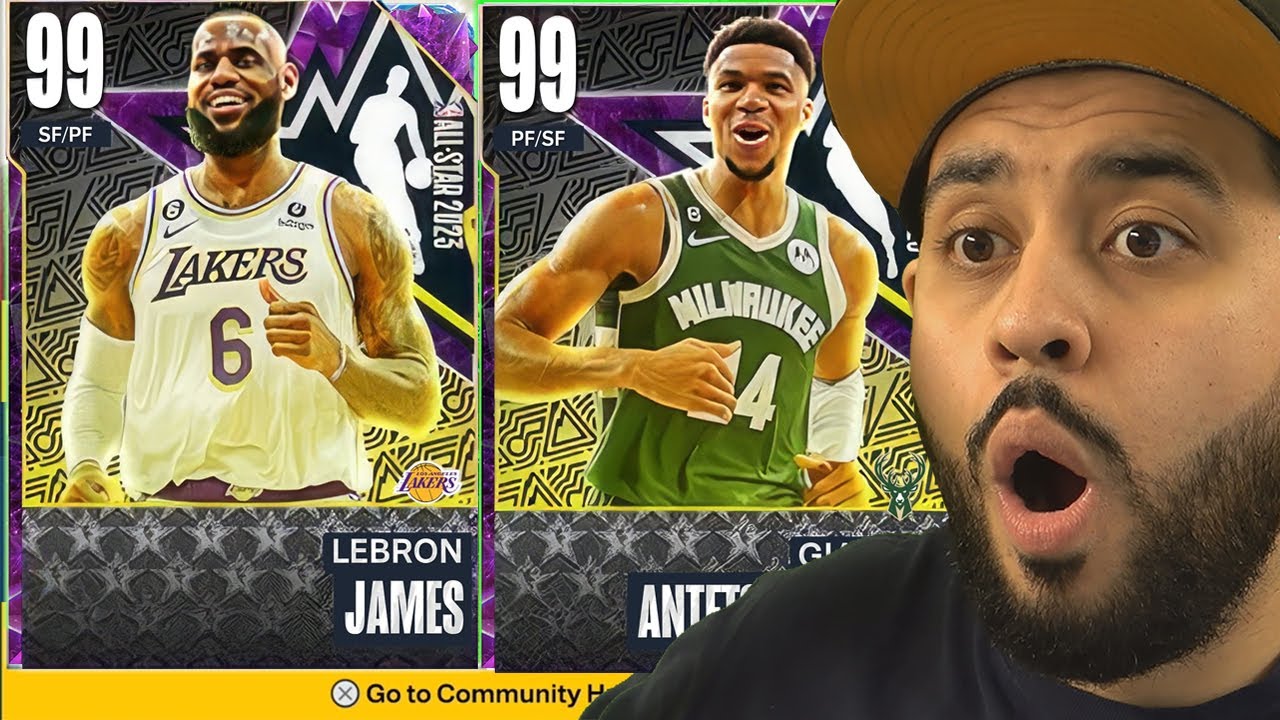 2K FINALLY DID IT! New Dark Matter Lebron James and Giannis with Dark ...