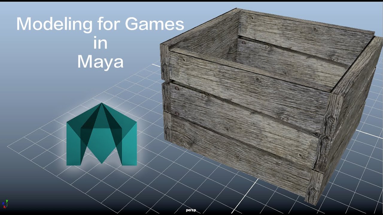 Modeling for Games in Maya Tutorials Series - Old Box - YouTube