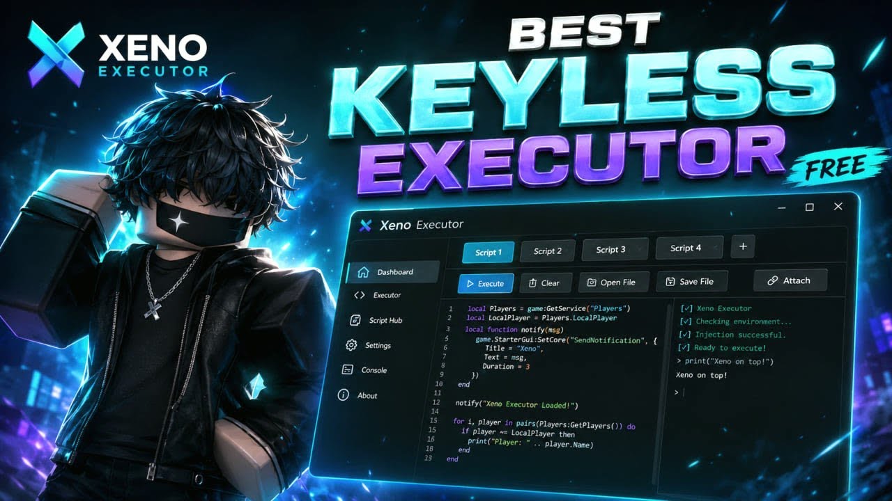 NEW Roblox Executor (No Ban) - I Tested Xeno Executor With 1000 ...