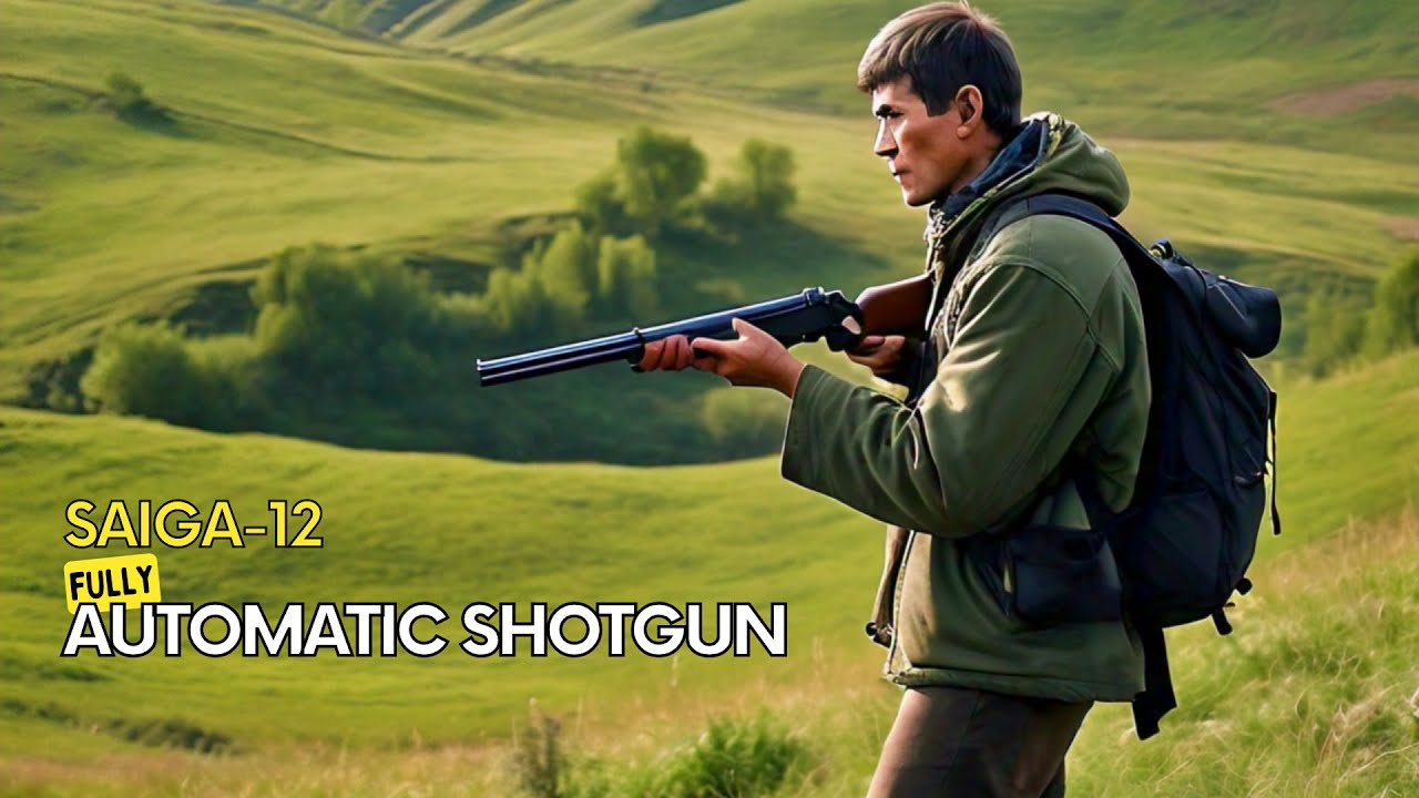 SAIGA-12 FULLY AUTOMATIC SHOTGUN - FPSRussia - YouTube