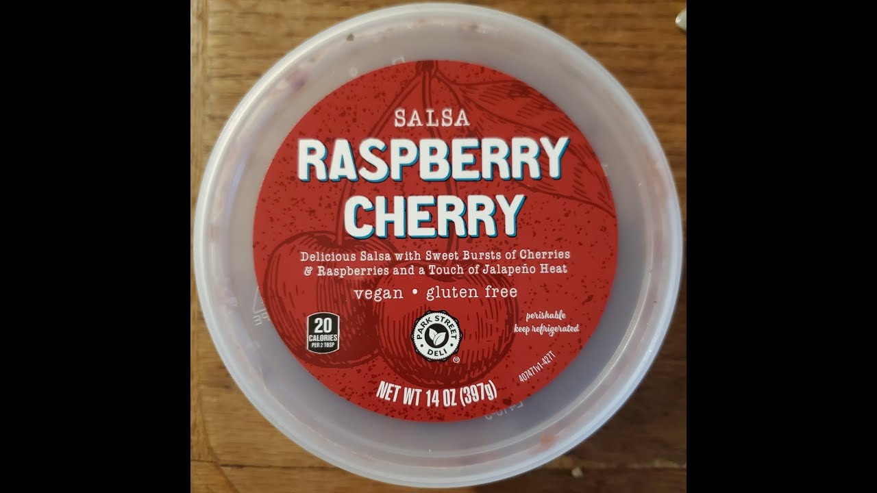 Park Street Deli Raspberry Cherry Salsa Review - YouTube