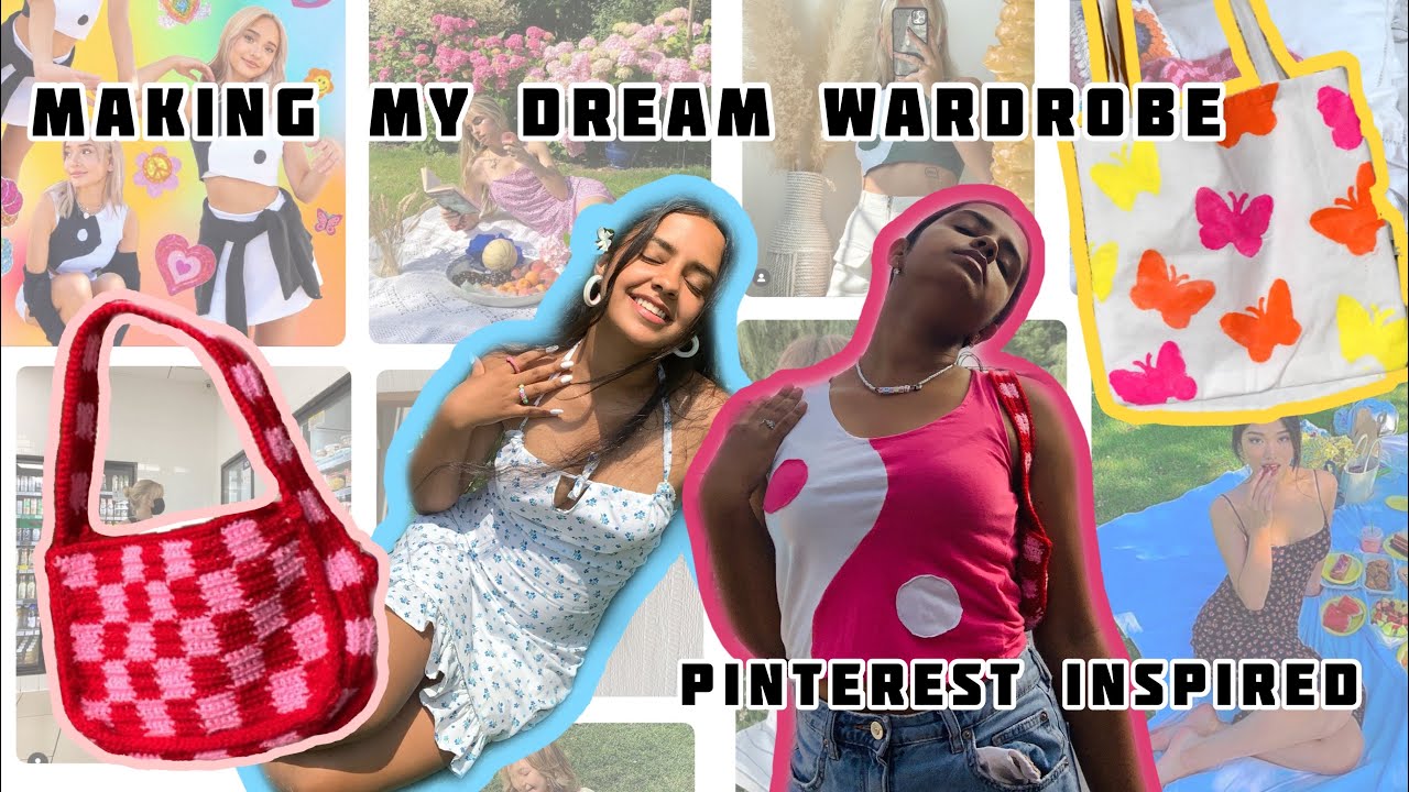 MAKING my DREAM WARDROBE from scratch | tutorial + try on - YouTube