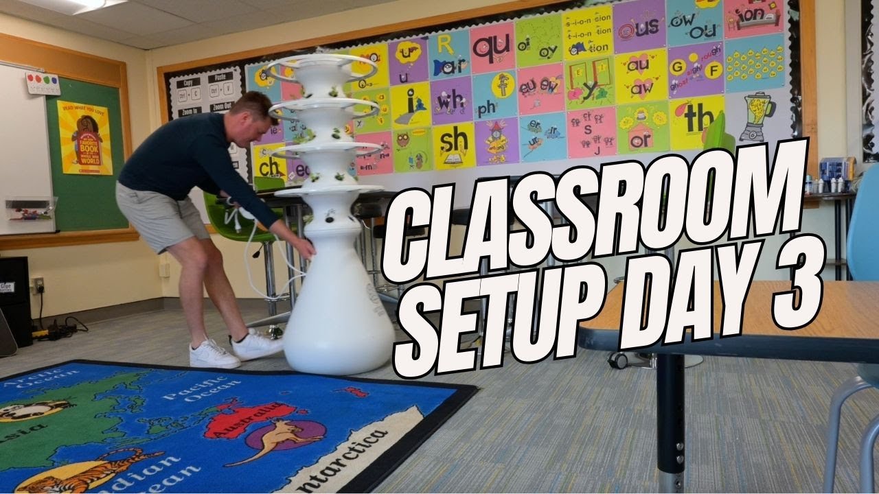 Classroom Setup Day 3 | 10th Year Teacher - YouTube