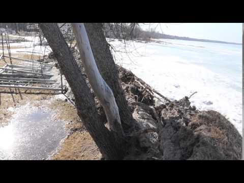 Lake Edward Ice Heave - YouTube
