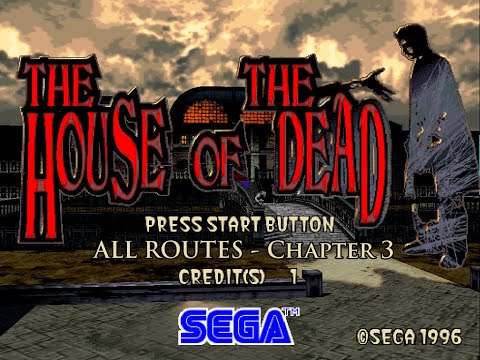 House of the Dead 1 Arcade - All Routes - Chapter 3 - Direct Game Capture
